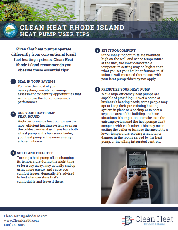 Program Guides - Clean Heat Rhode Island
